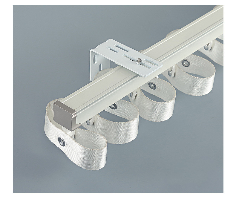 Warrego CHR112 Thick Ivory S Fold Curtain Tracks Ceiling/Wall Mount ...