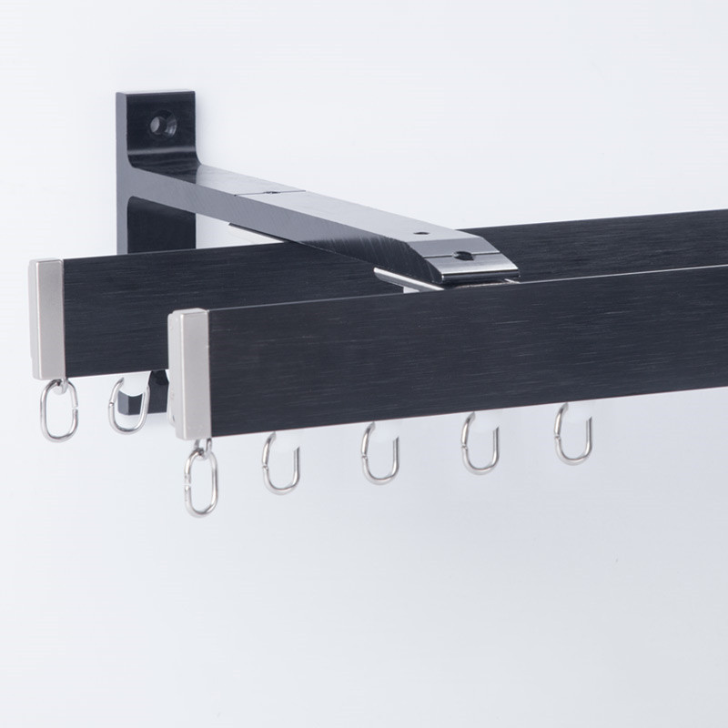 CHR1422 Ceiling/Wall Mounted Hidden Double Curtain Tracks For Living ...
