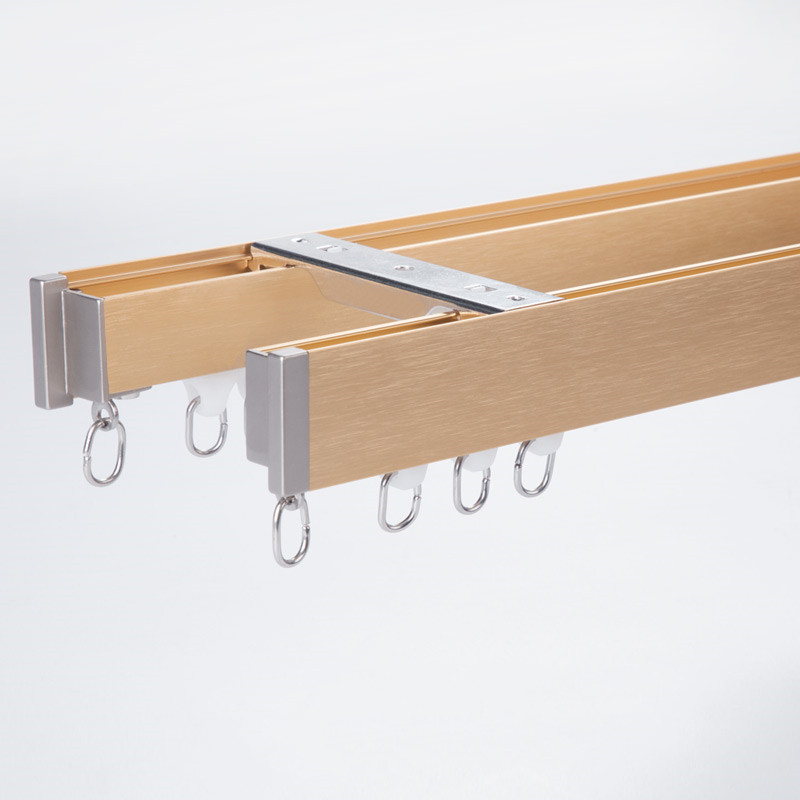 CHR1422 Ceiling/Wall Mounted Hidden Double Curtain Tracks For Living ...