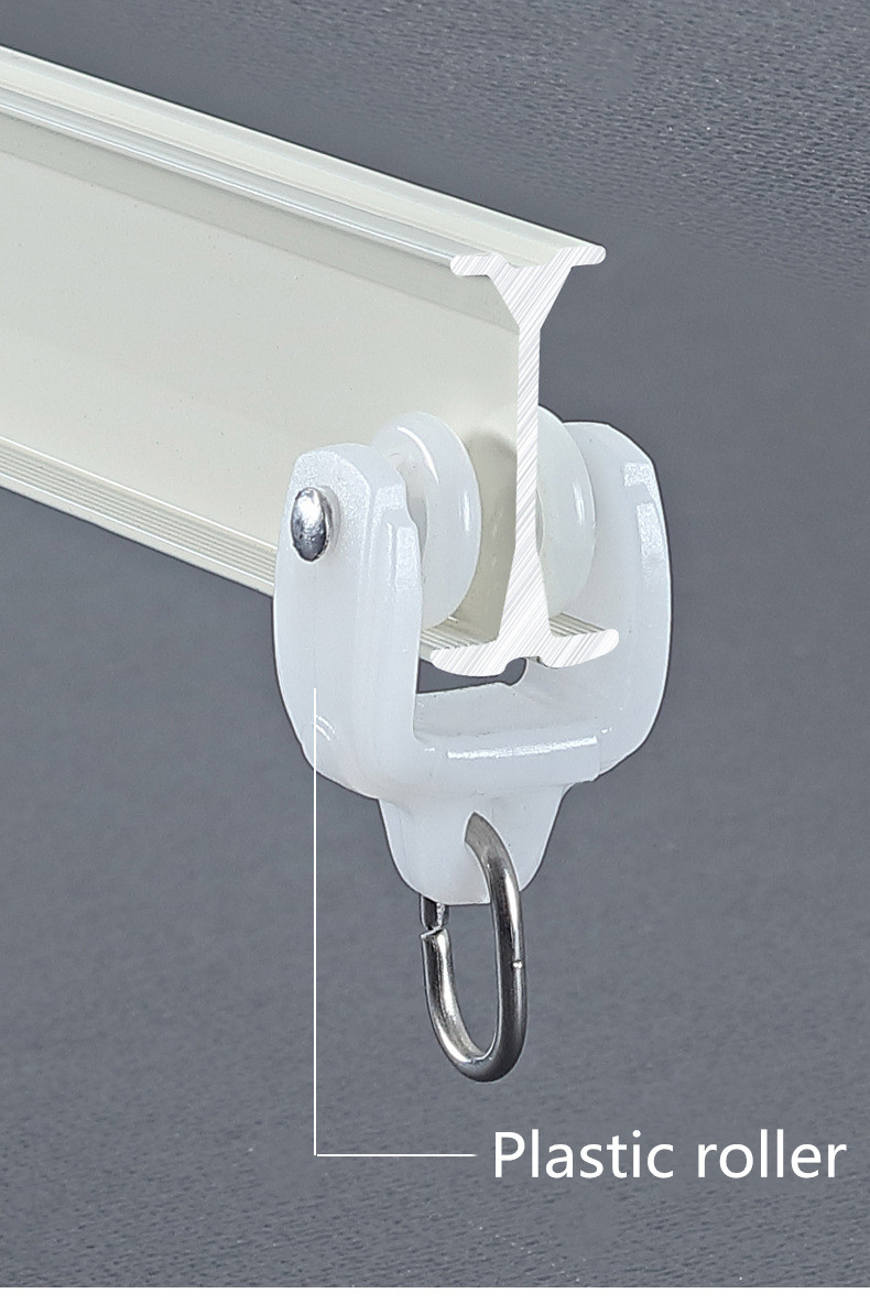 Curved silent gliss bay window curtain track ceiling/wall mounted ...