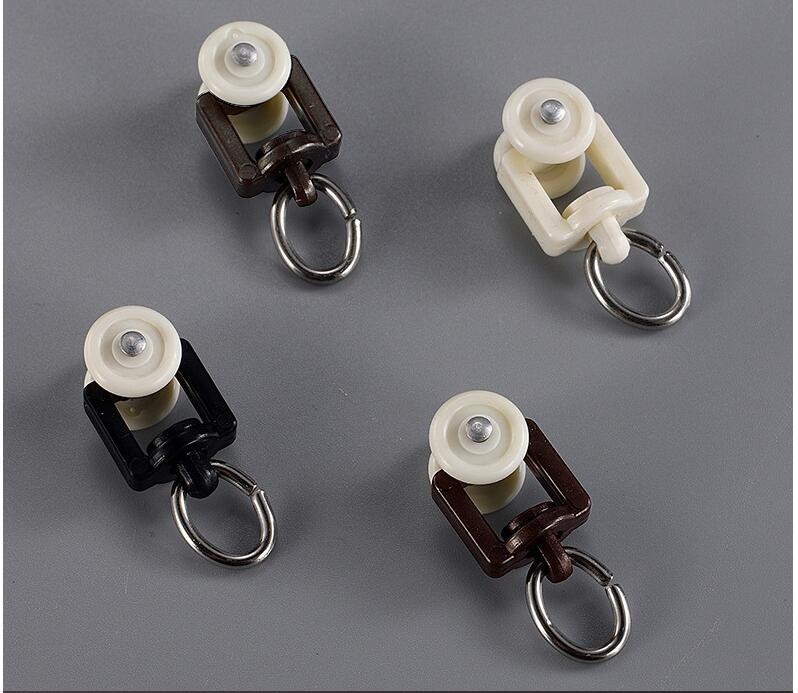 CHR34 Thick Ivory Black Champagne Bronze Curtain Tracks Ceiling/Wall ...