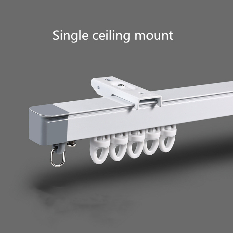 CHR4222 Ivory Extendable Ceiling Wall Mounted Curtain Tracks | Curtains ...