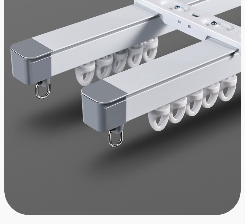 CHR4220 Ivory Extendable Ceiling Wall Mounted Curtain Tracks | Curtains ...