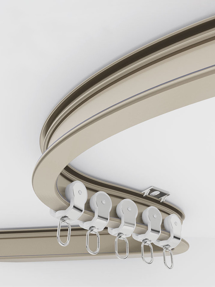 Ceiling Mounted Curtain Rails For Bay Windows | Shelly Lighting