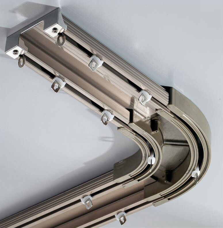 CHR61 Ivory Champagne Ceiling Mounted Thick Aluminum Alloy Double ...