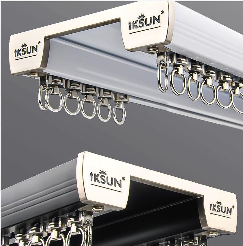 CHR66 Ceiling Mounted Double Curtain Rails For Heavy Curtains ...