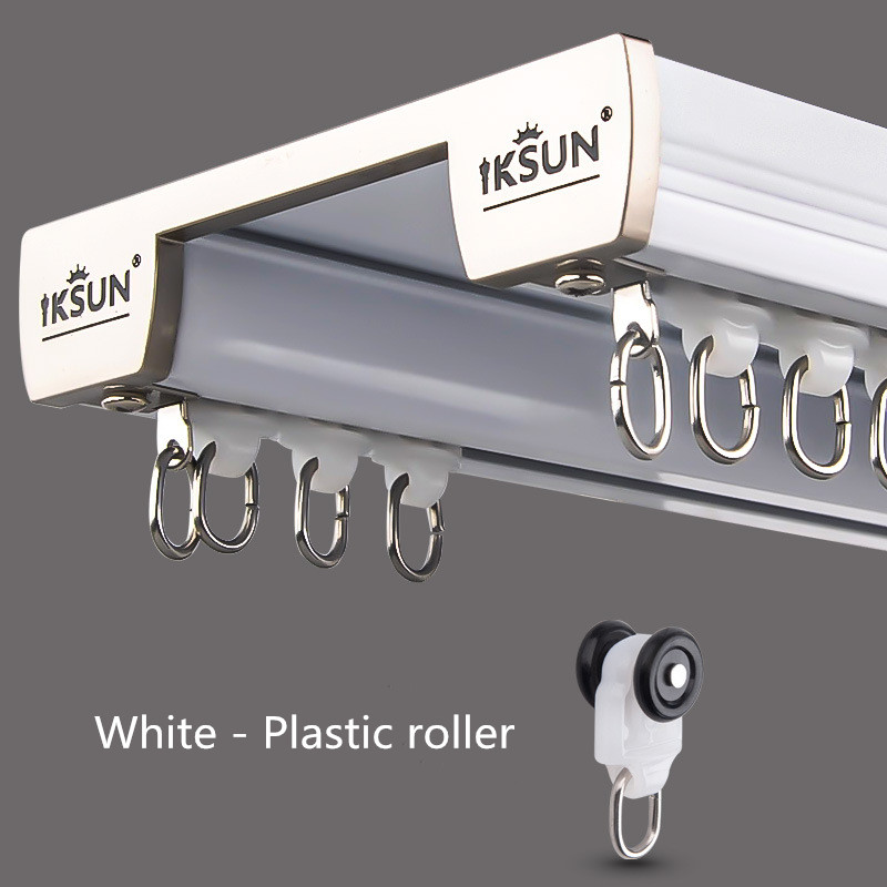 CHR66 Ceiling Mounted Double Curtain Rails For Heavy Curtains ...