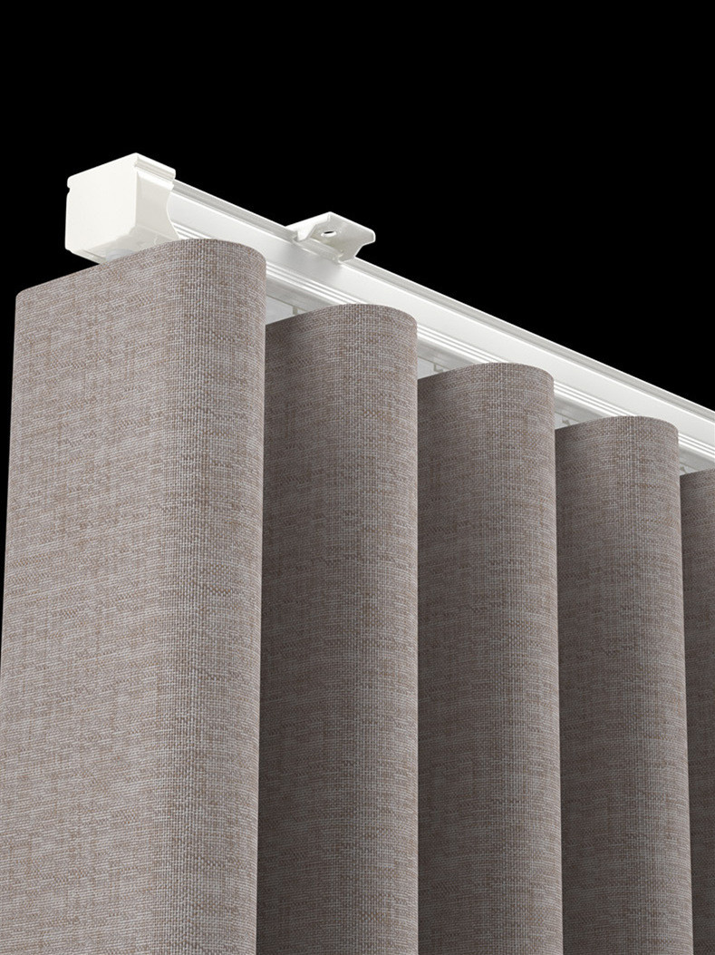 Ceiling Wall Mounted Double S-Fold Curtain Tracks Warrego | Curtains 4 ...