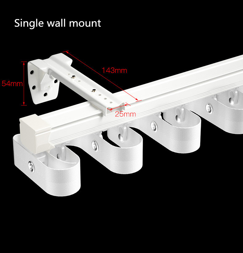 Ceiling Wall Mounted Double S-Fold Curtain Tracks Warrego | Curtains 4 ...