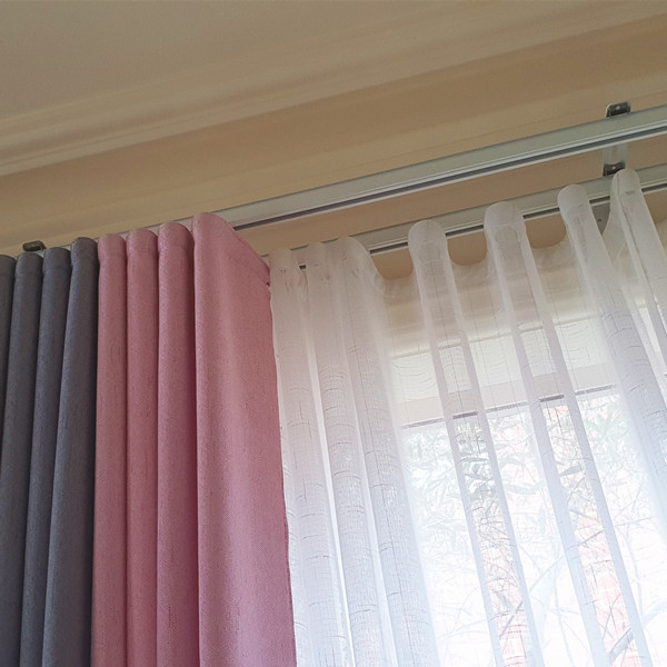 Ceiling Wall Mounted Double S-Fold Curtain Tracks Warrego | Curtains 4 ...