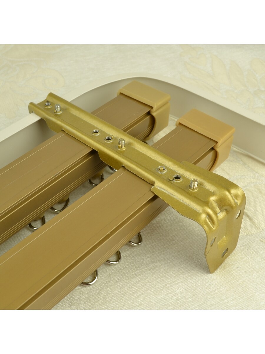 CHR7024 Triple Curtain Track Set with Valance Track - Custom Curtains ...