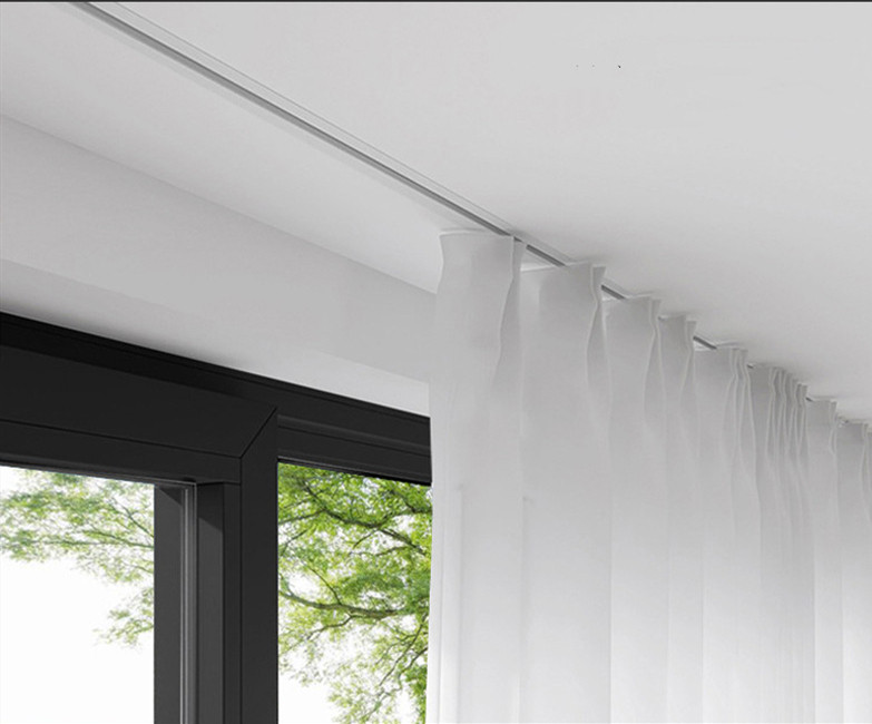 CHR90 Embedded Mute Ceiling Curtain Rail System For Room Divider ...