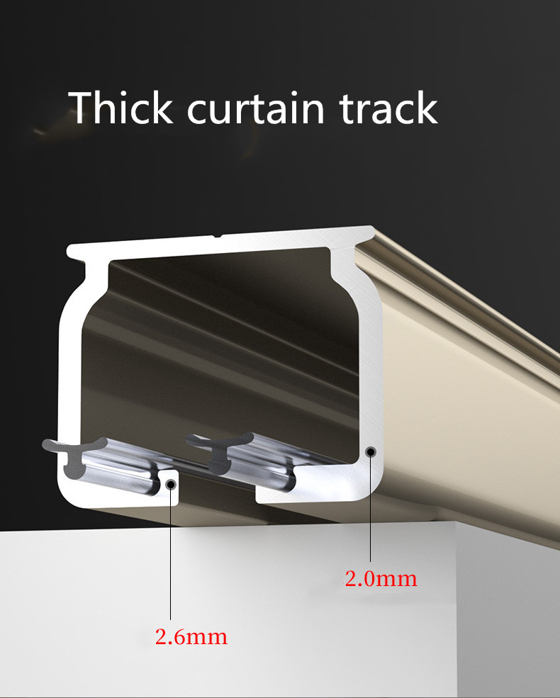 CHR98 Best Ceiling/Wall Mounted Curtain Rails For Heavy Curtains ...