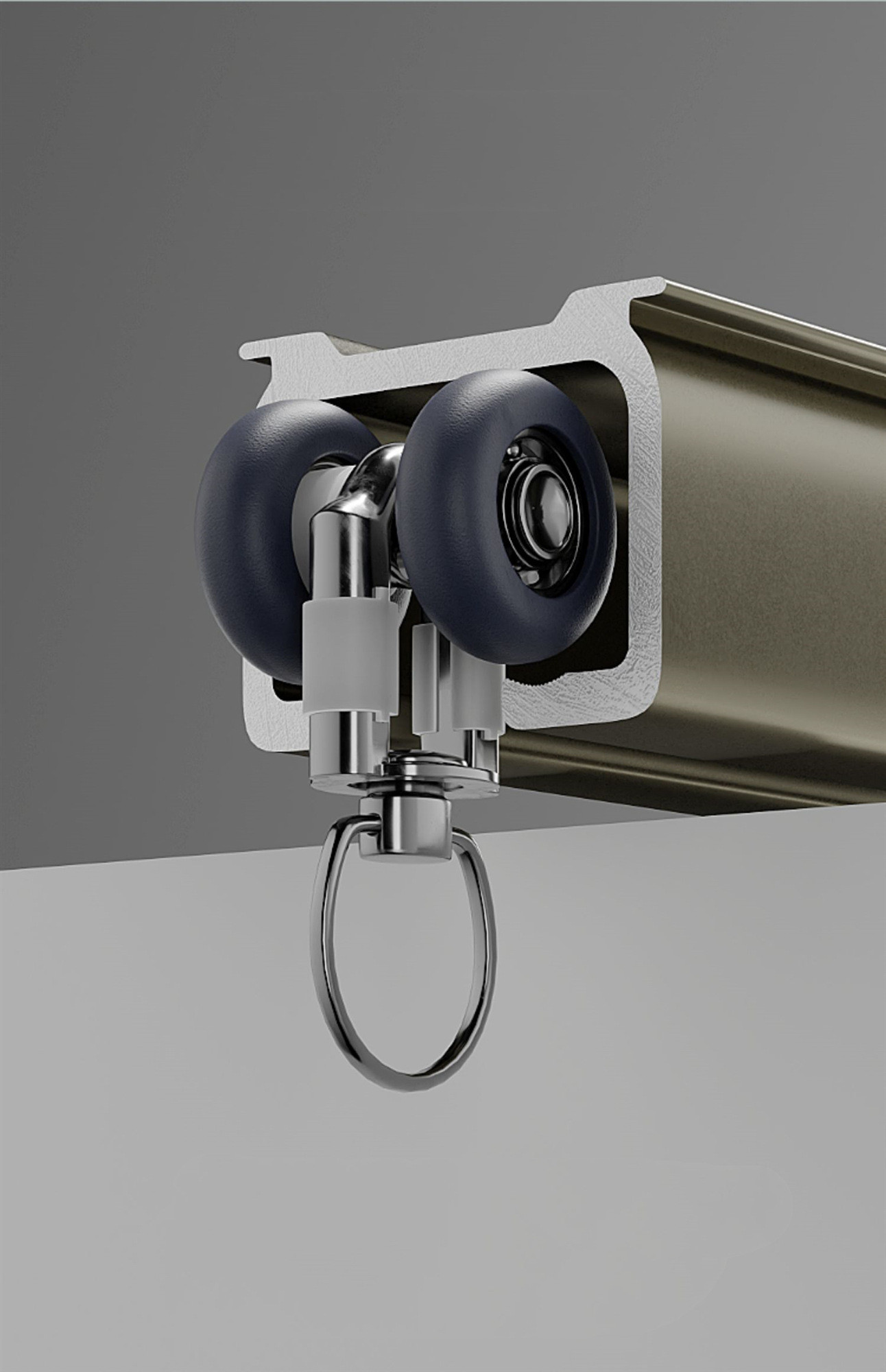 CHRY4120 Heavy Duty Aluminium Curtain Track Ceiling/Wall Mounted ...