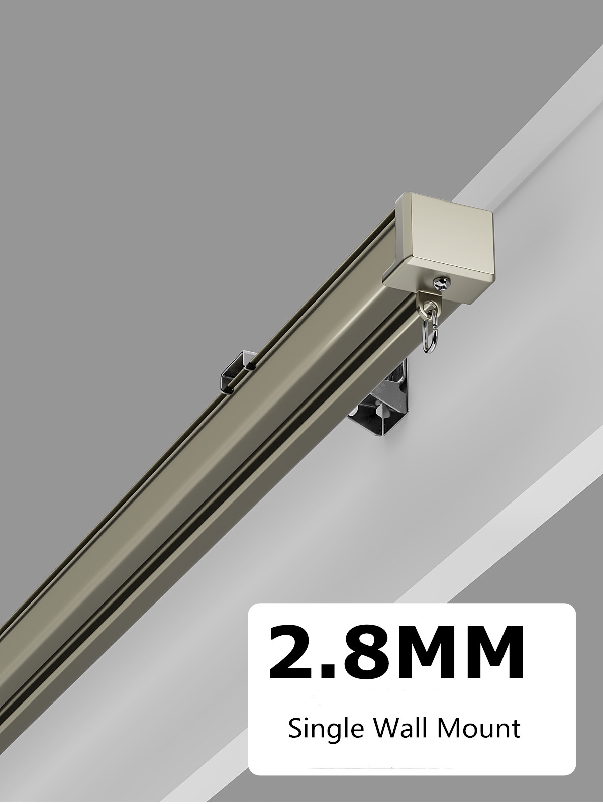 CHRY4120 Heavy Duty Aluminium Curtain Track Ceiling/Wall Mounted ...