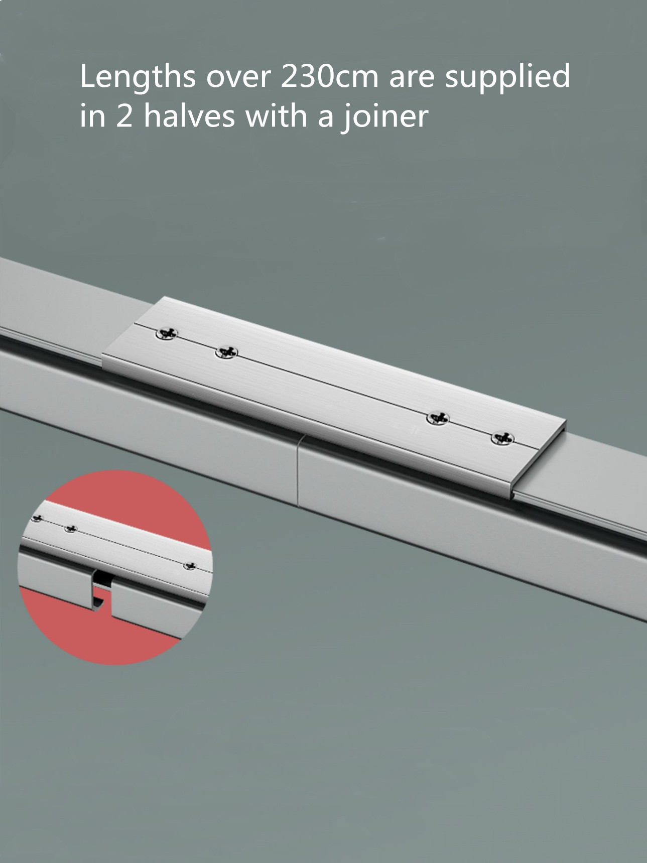 CHRY4325 White Gold Blue Ceiling Curtain Track And Valance Rail ...