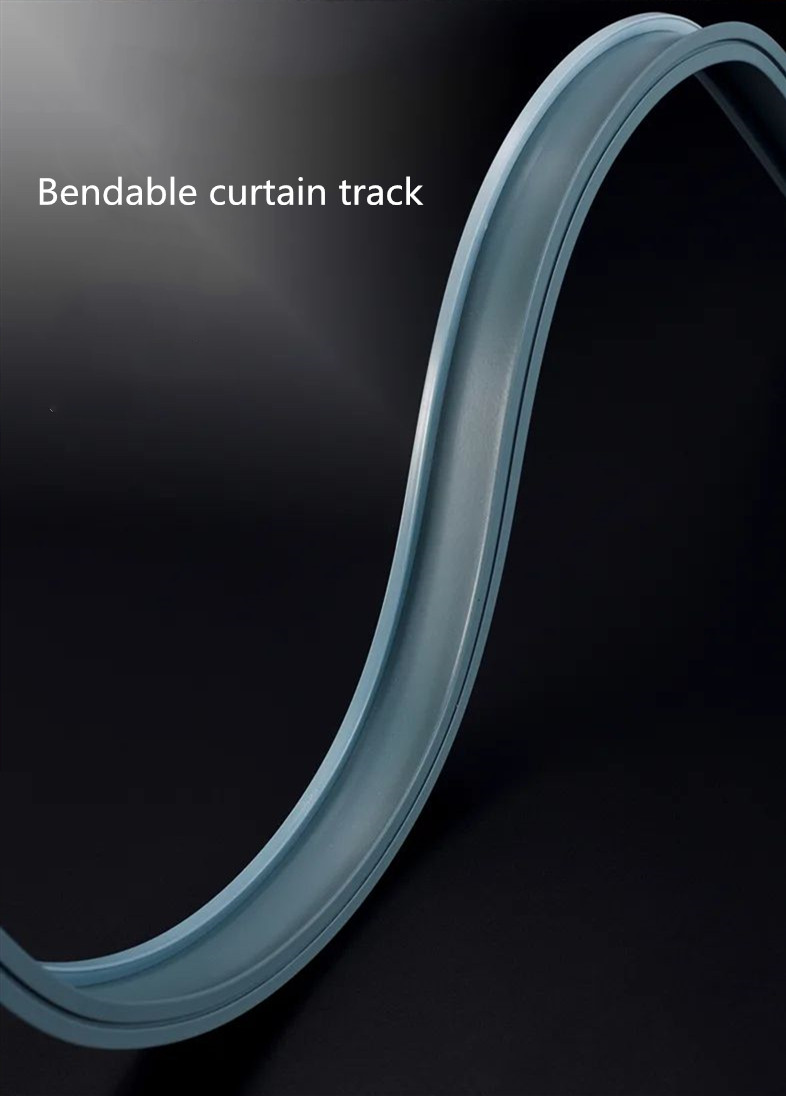 Double Ceiling Mount Curved Drapery Track For Bay Windows | Curtains 4 ...