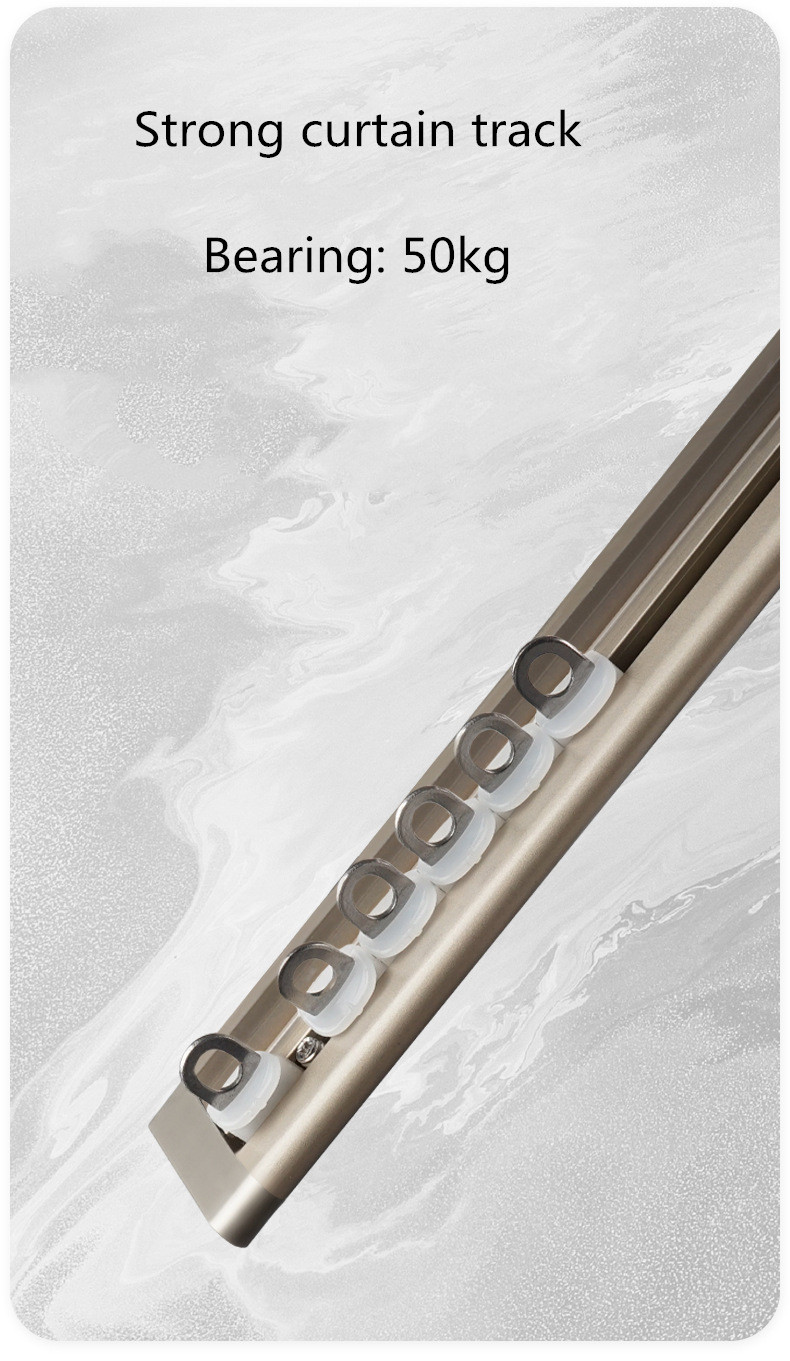 CHRY55 White Very Thin Curtain Rails Concealed Ceiling Mounted ...