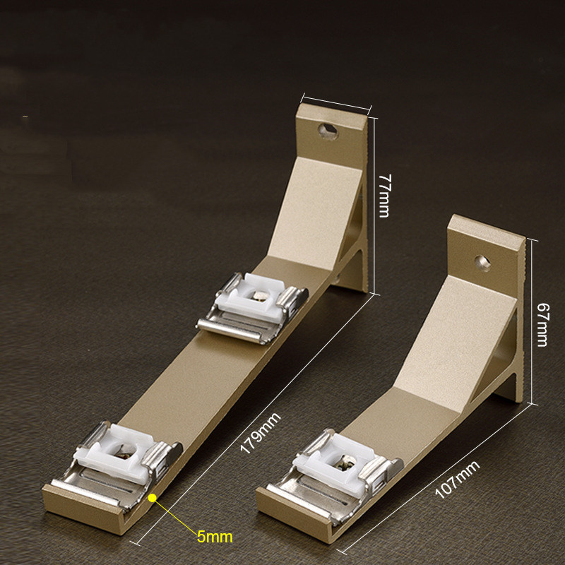 CHT04 Sonder Wall Mounted Drapery Rods With Curtain Rail Rollers ...