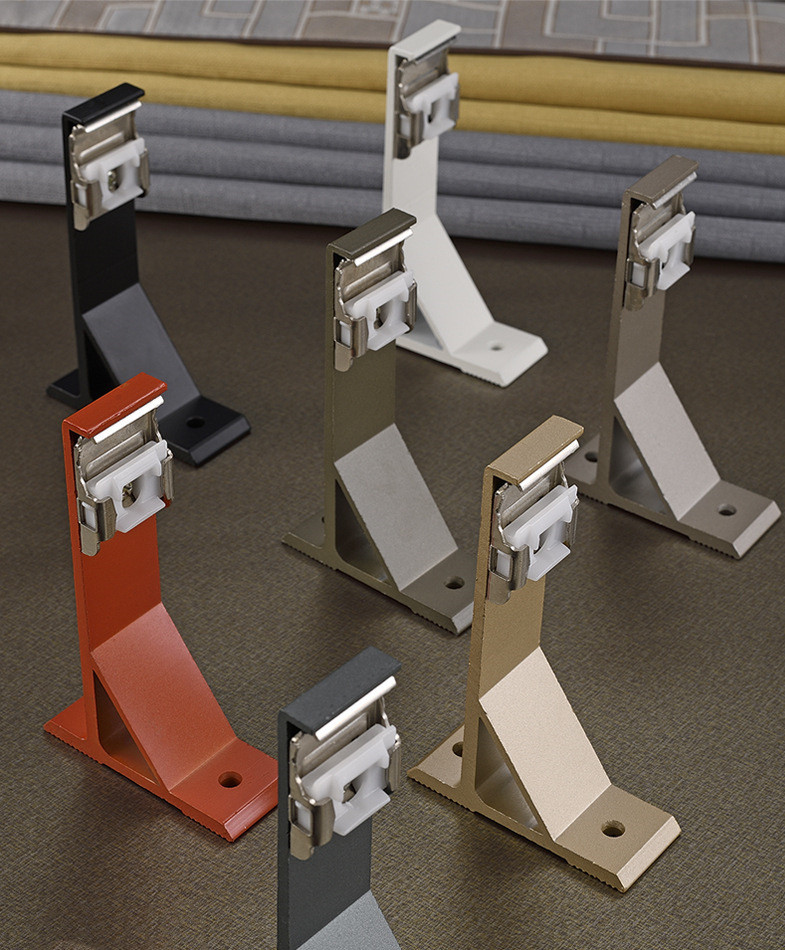 CHT04 Sonder Wall Mounted Drapery Rods With Curtain Rail Rollers ...