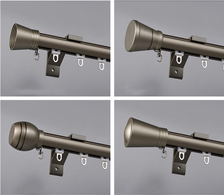 CHT04 Sonder Wall Mounted Drapery Rods With Curtain Rail Rollers ...