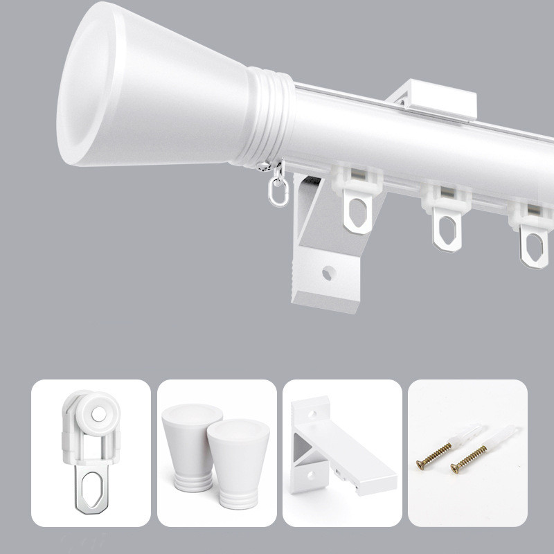 CHT04 Sonder Wall Mounted Drapery Rods With Curtain Rail Rollers ...