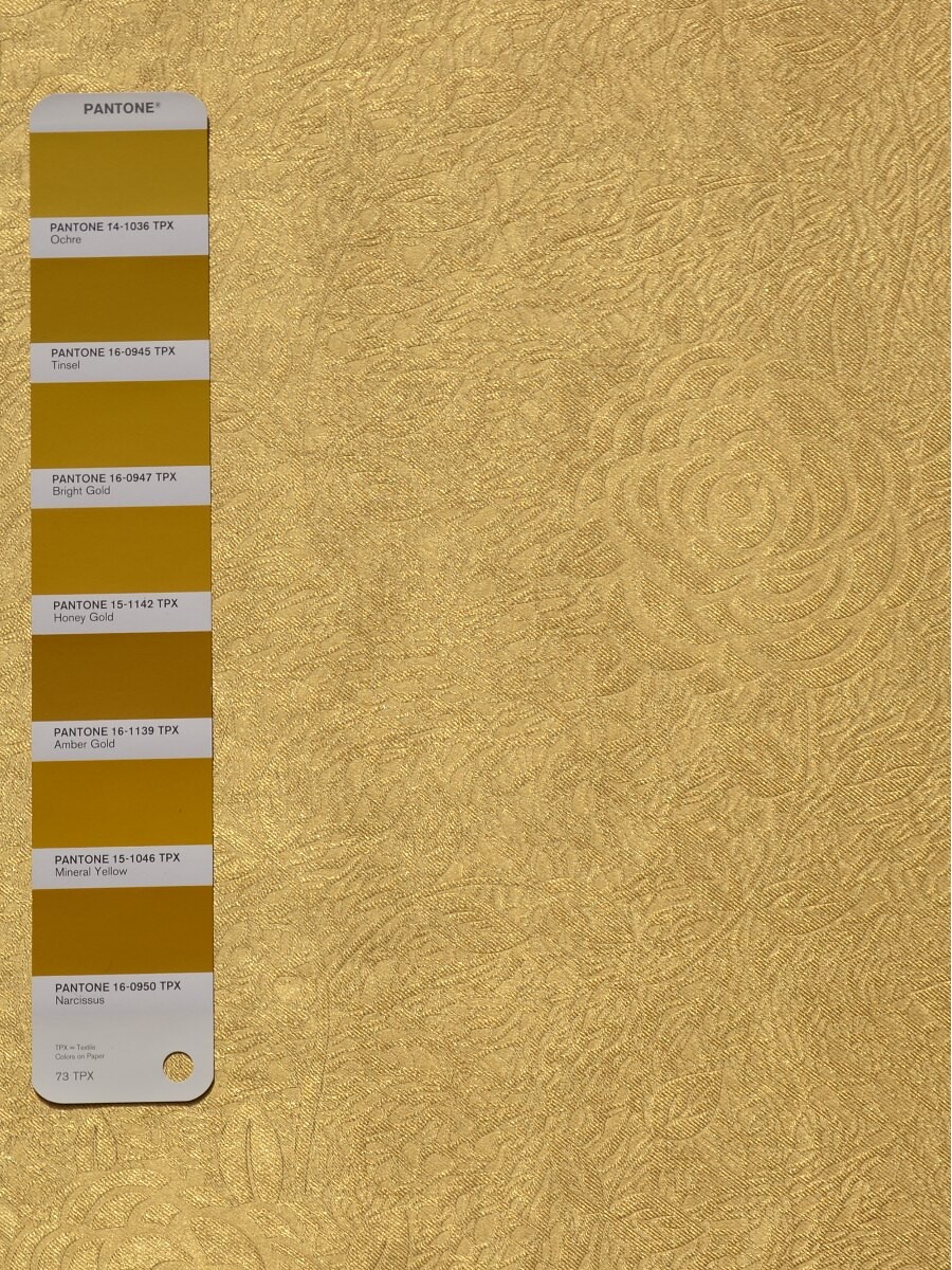 QY3163ES Murrumbidgee Embossed Reflective Floral Fabric Sample - Custom ...