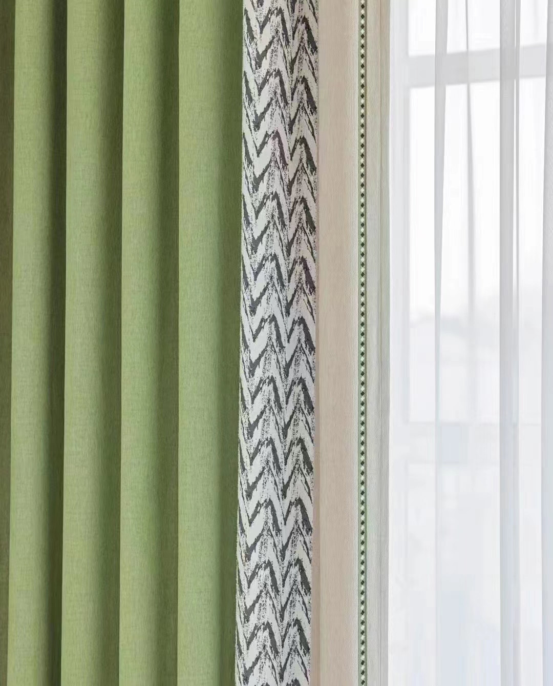 QYFL2302DA 2023 New Arrival Petrel Blue Grey Green Wave Pattern ...