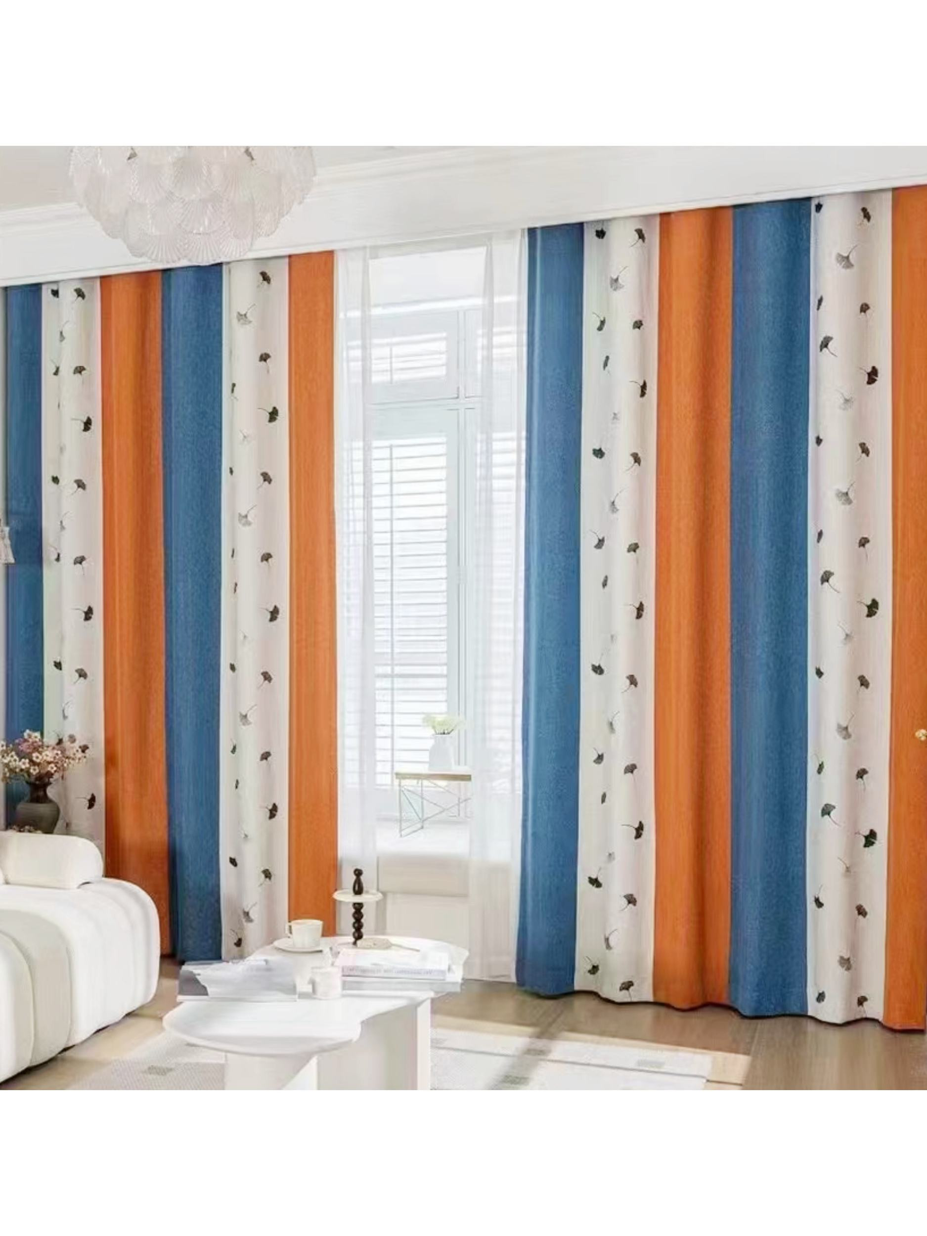 FQYH2407BD Eyelet Extra Wide Curtains For Living Room Ready Made ...