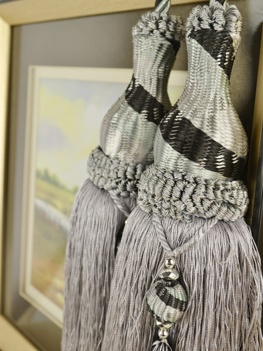 8 Colors QYM28 Curtain Tassel Tiebacks - Custom Curtains Drapes ...