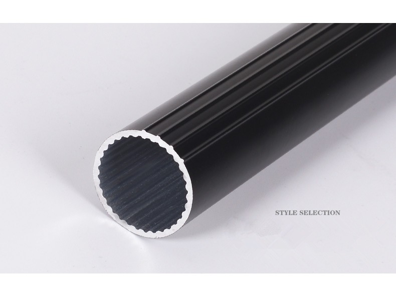 QYR6120 28mm Acropolis Aluminum Alloy Single Curtain Rod Set - Custom ...