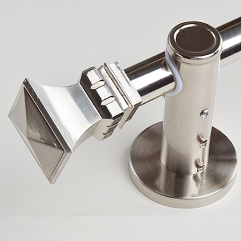 QYR1920 Silver Nickel Steel 28mm Rod Sets - Custom Curtains Drapes ...