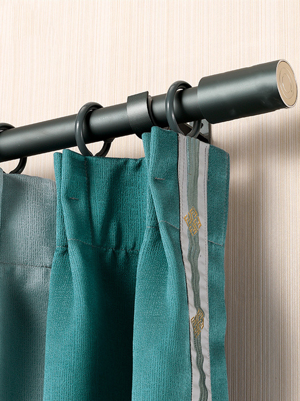 QYR30 28mm Luxury Black Orange Blue Column Finial Aluminum Alloy Single ...