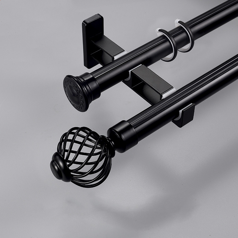 QYR92 28mm New Style Crystal Ball Finial Aluminum Alloy Single Double ...