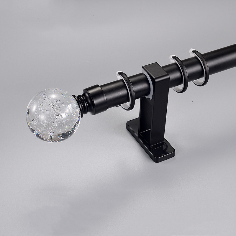 QYR92 28mm New Style Crystal Ball Finial Aluminum Alloy Single Double ...