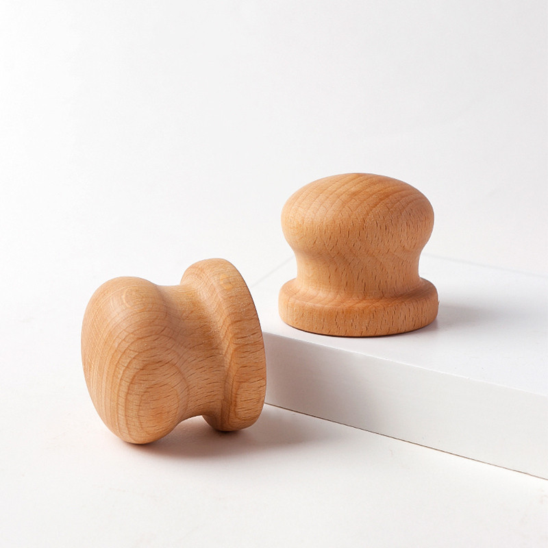 QYT19 Natural Wood Curtain Rod Beech Single/Double Wooden Poles ...