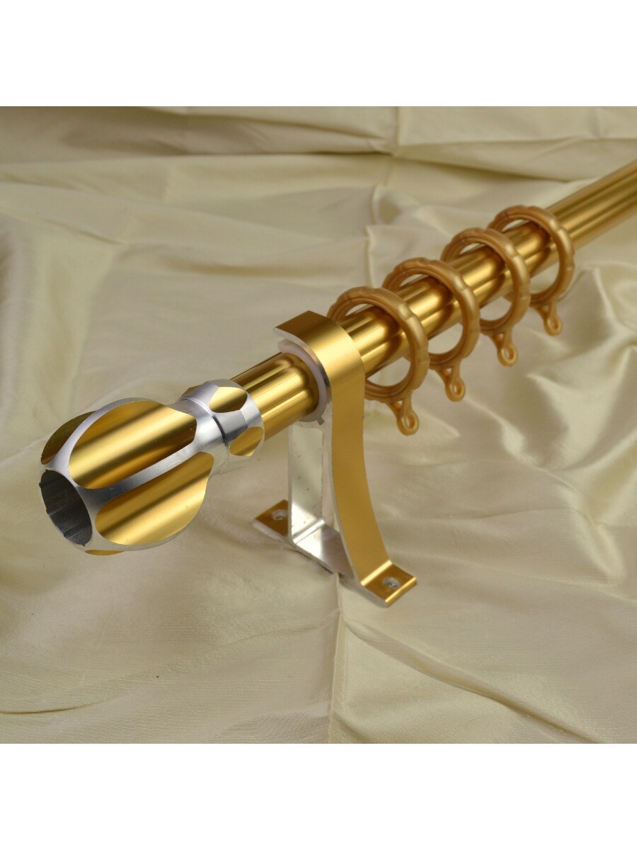 QYT2520 28mm Aluminum Alloy Single Curtain Rod Set - Custom Curtains ...