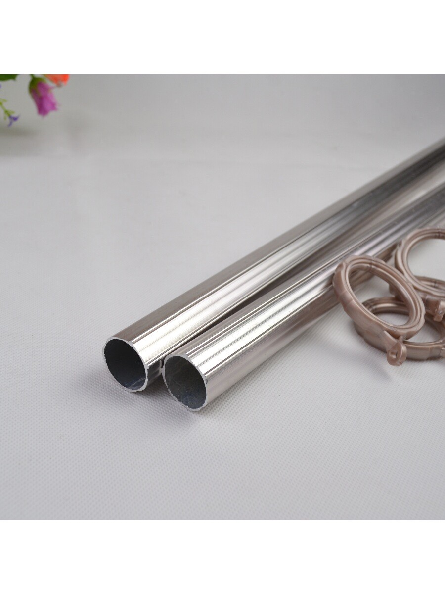 QYT2520 28mm Aluminum Alloy Single Curtain Rod Set - Custom Curtains ...