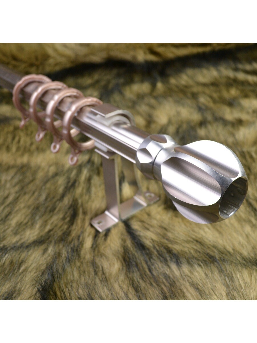 QYT2520 28mm Aluminum Alloy Single Curtain Rod Set - Custom Curtains ...