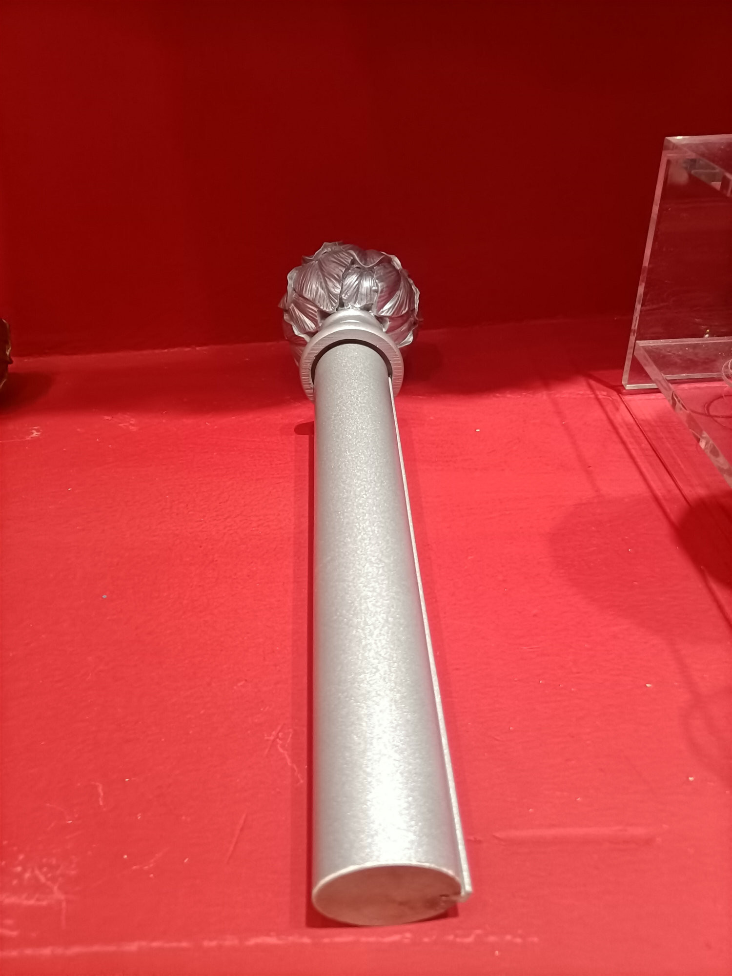 QYT84 35mm Timber Curtain Rods With Brackets And Finials ...