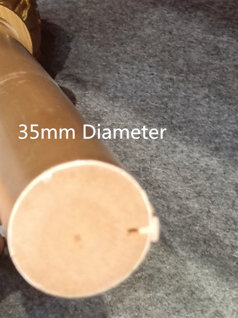 QYT84 35mm Timber Curtain Rods With Brackets And Finials ...