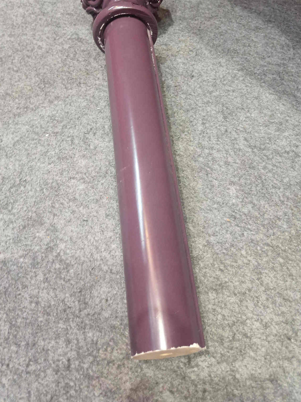 QYT84 35mm Timber Curtain Rods With Brackets And Finials ...