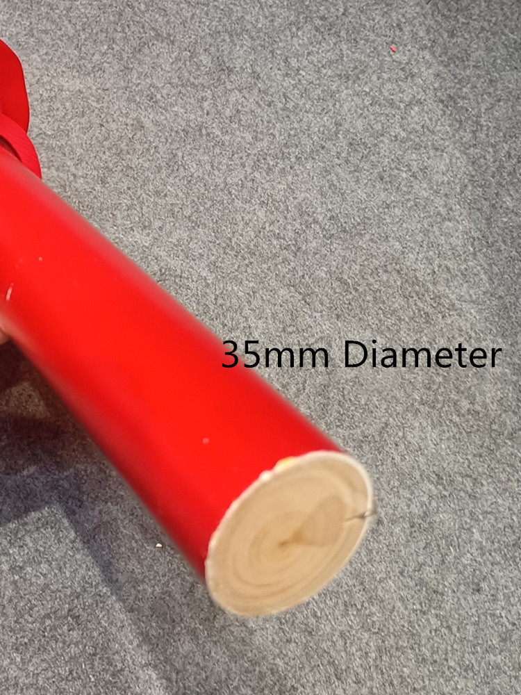 QYT84 35mm Timber Curtain Rods With Brackets And Finials ...